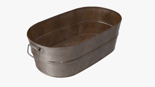 Rusty Oval Tub model - TurboSquid 1778820