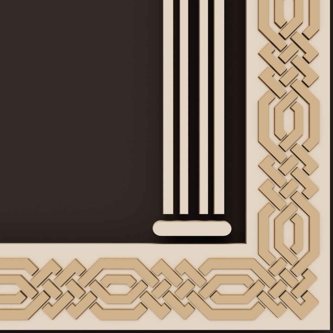 Arabesque Wall 3ds
