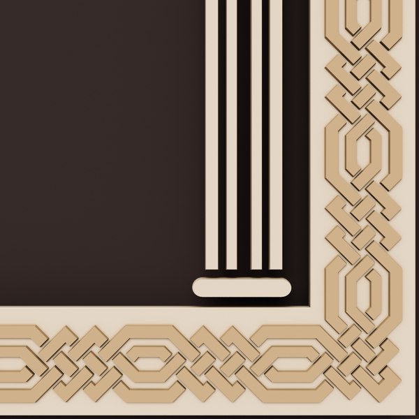 arabesque wall 3ds