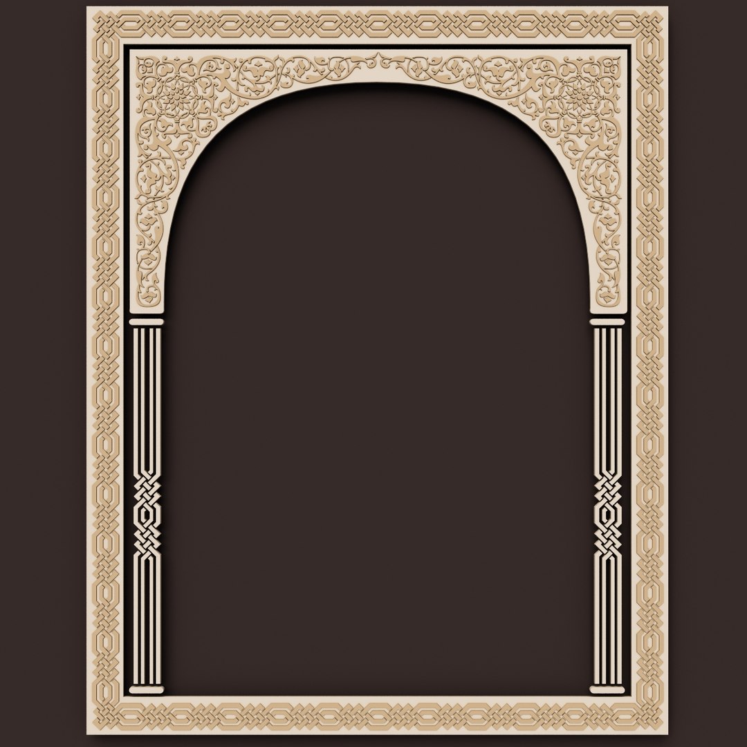 Arabesque Wall 3ds