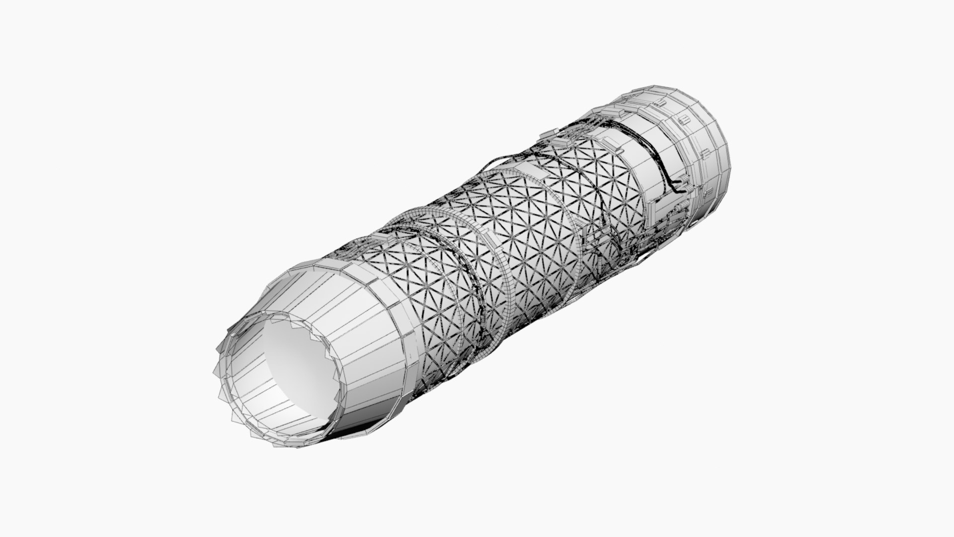 3D Chinese WS-15 Afterburning Turbofan Engine Model - TurboSquid 2094348