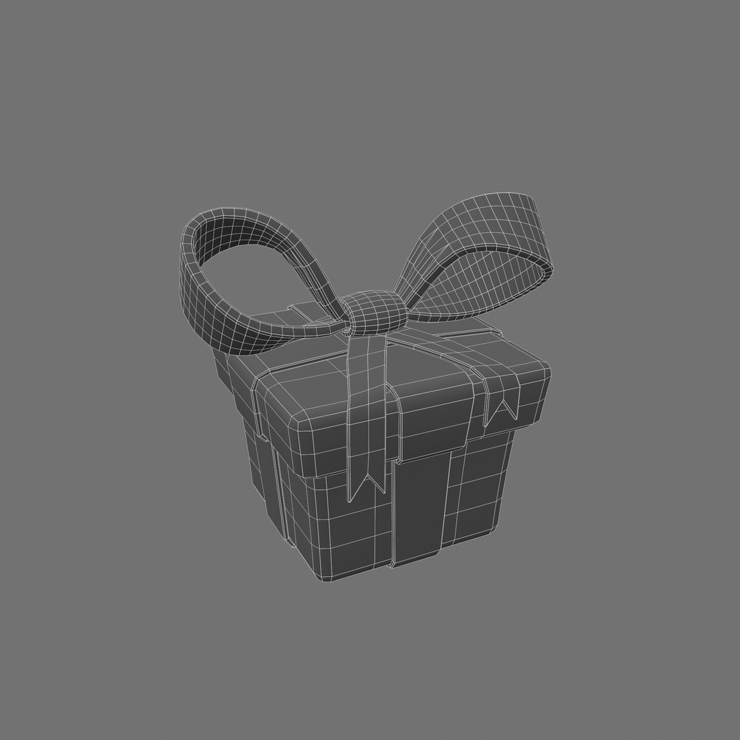 Cartoon Gift Box 3D Model - TurboSquid 2003136