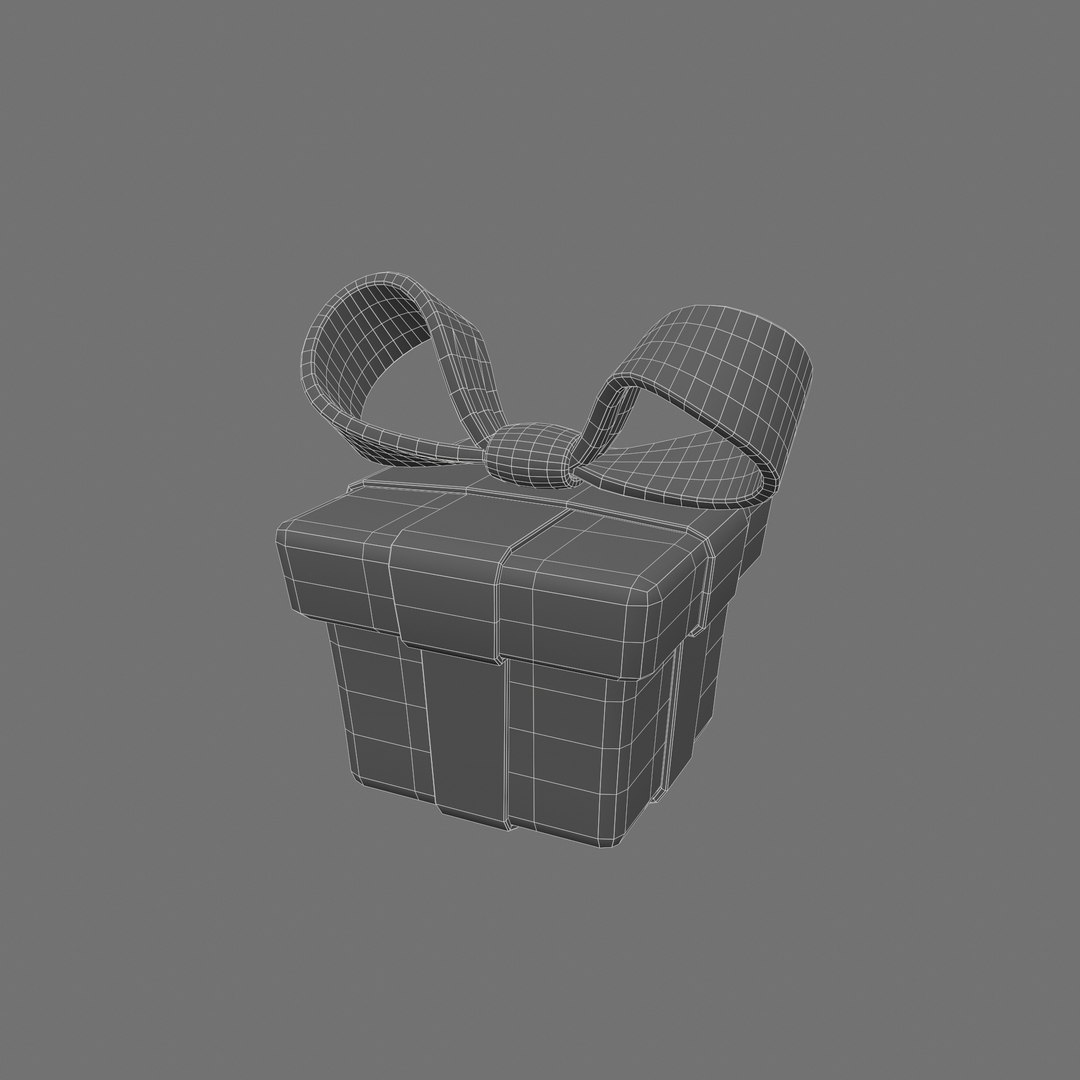 Cartoon Gift Box 3D Model - TurboSquid 2003136