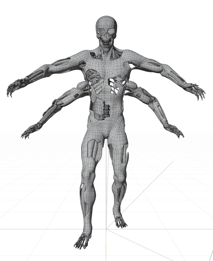 3D Creature Man Human - TurboSquid 1597455