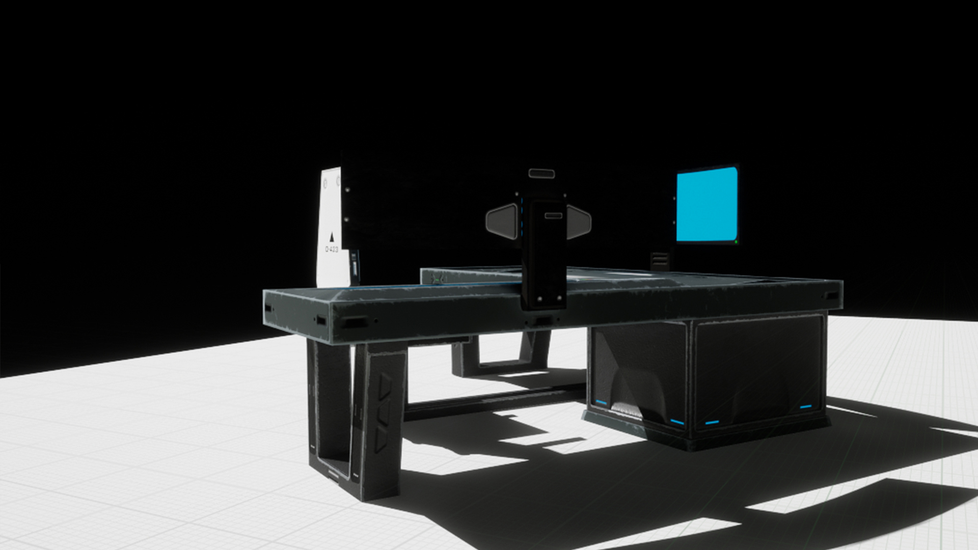 3D Sci Fi WorkStation - TurboSquid 2028693