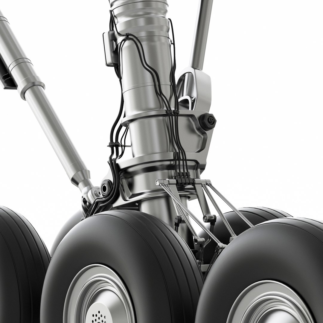 3d Chassis Aircraft Model