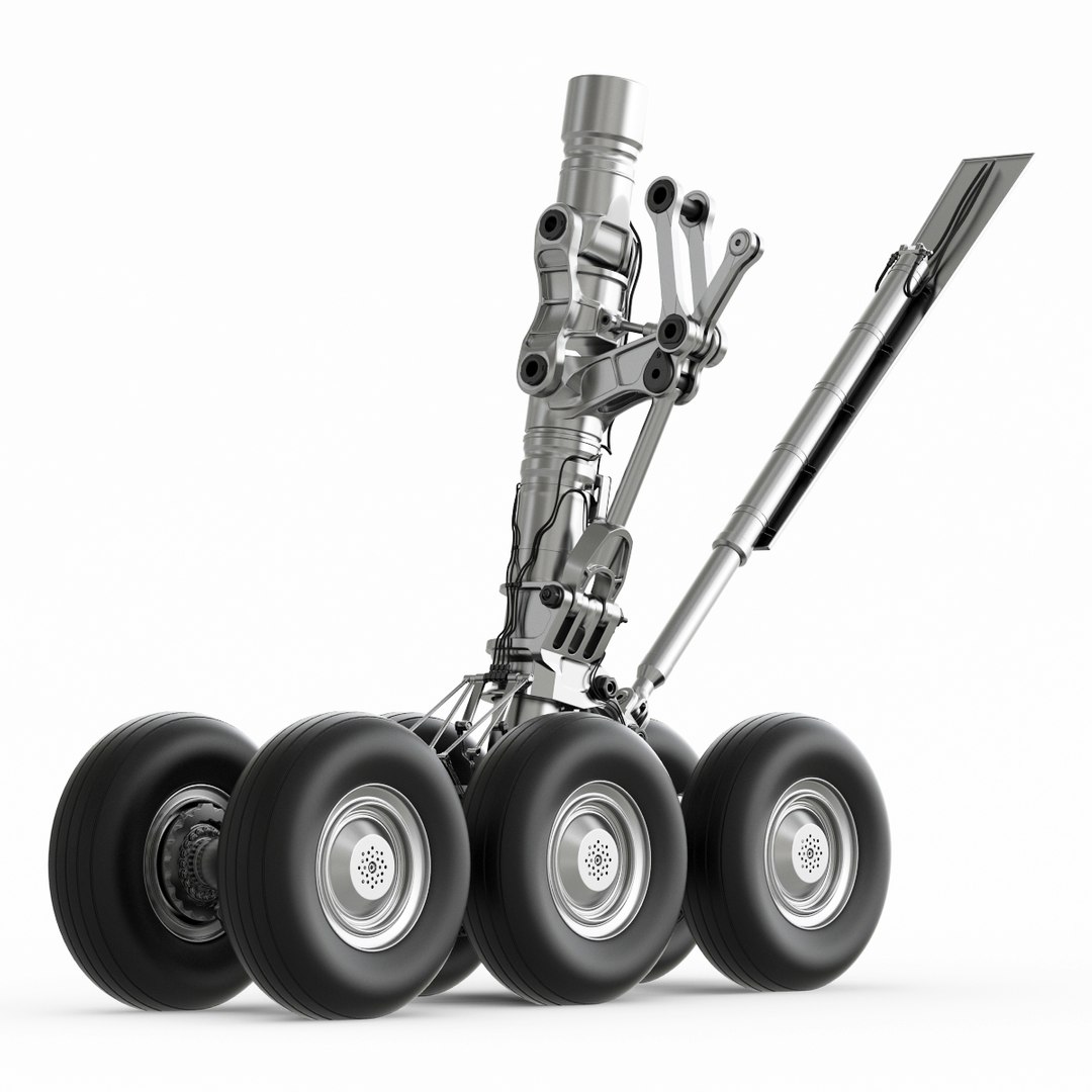 3d Chassis Aircraft Model
