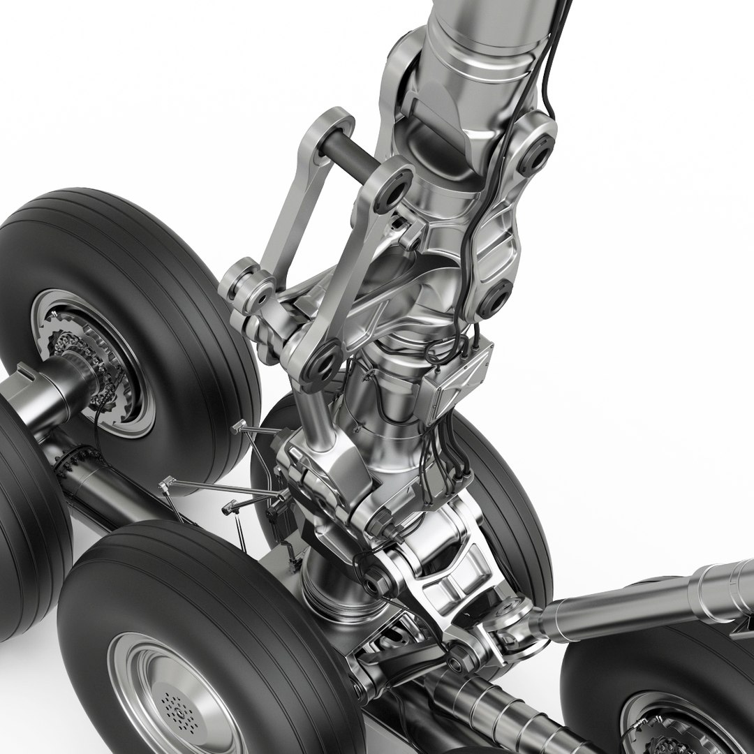 3d Chassis Aircraft Model