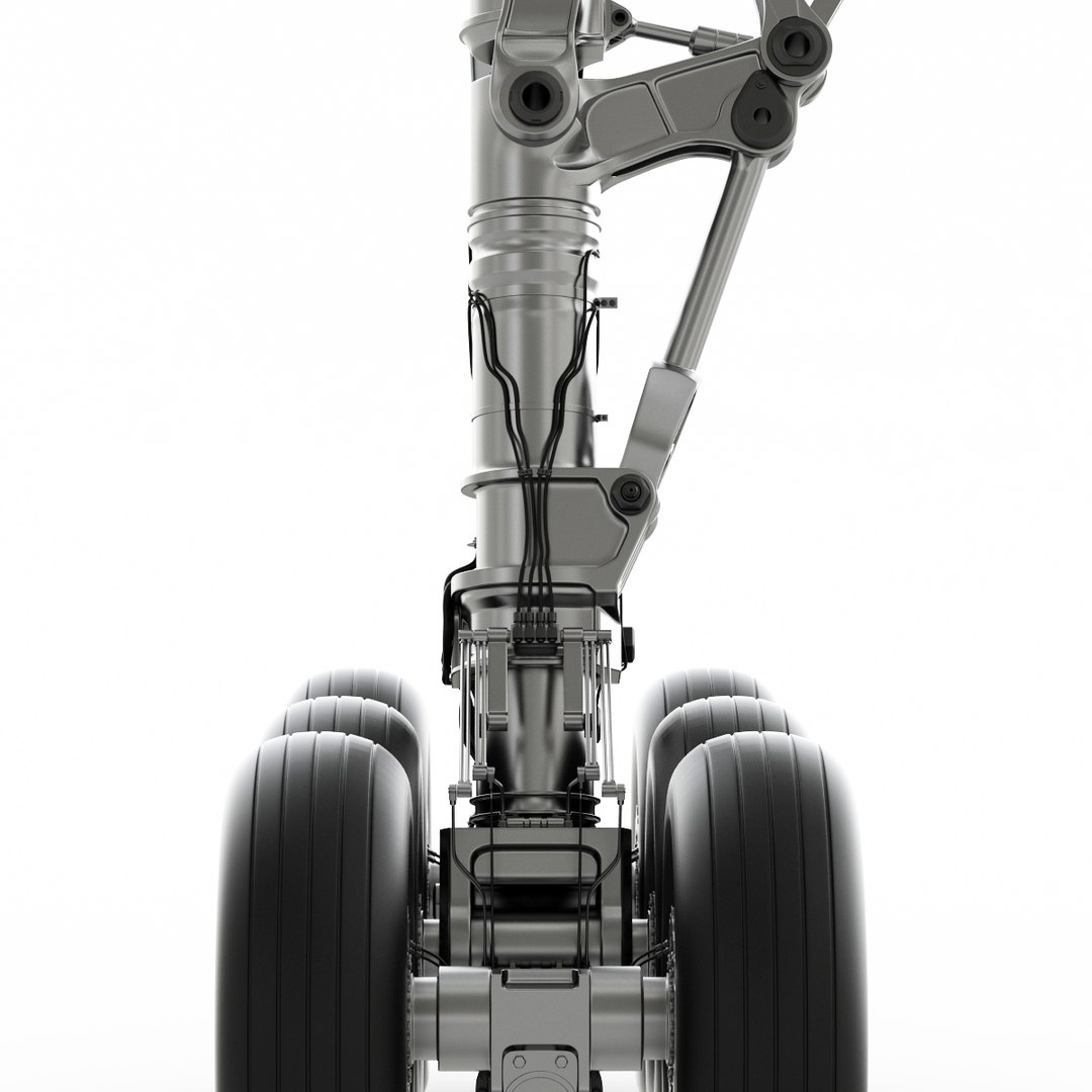 3d Chassis Aircraft Model