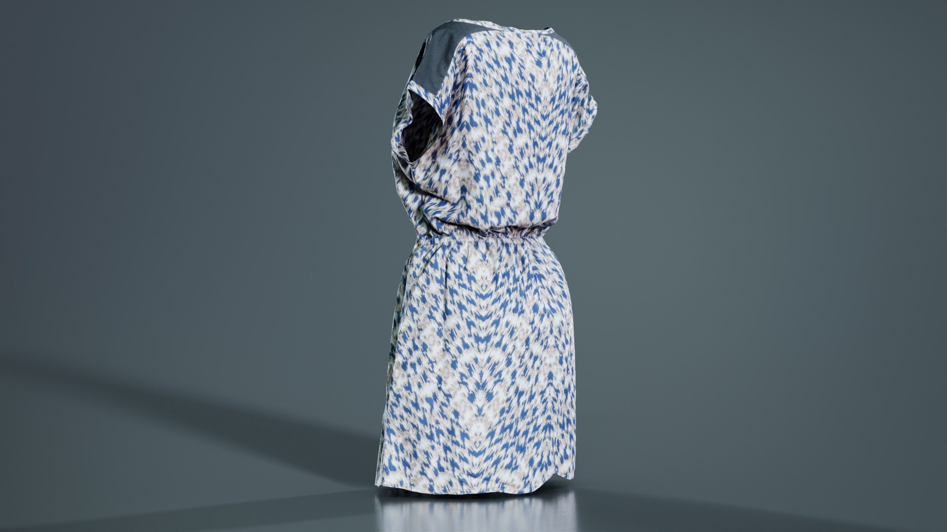 3D Jagged Pattern Dress Remastered - TurboSquid 2360887