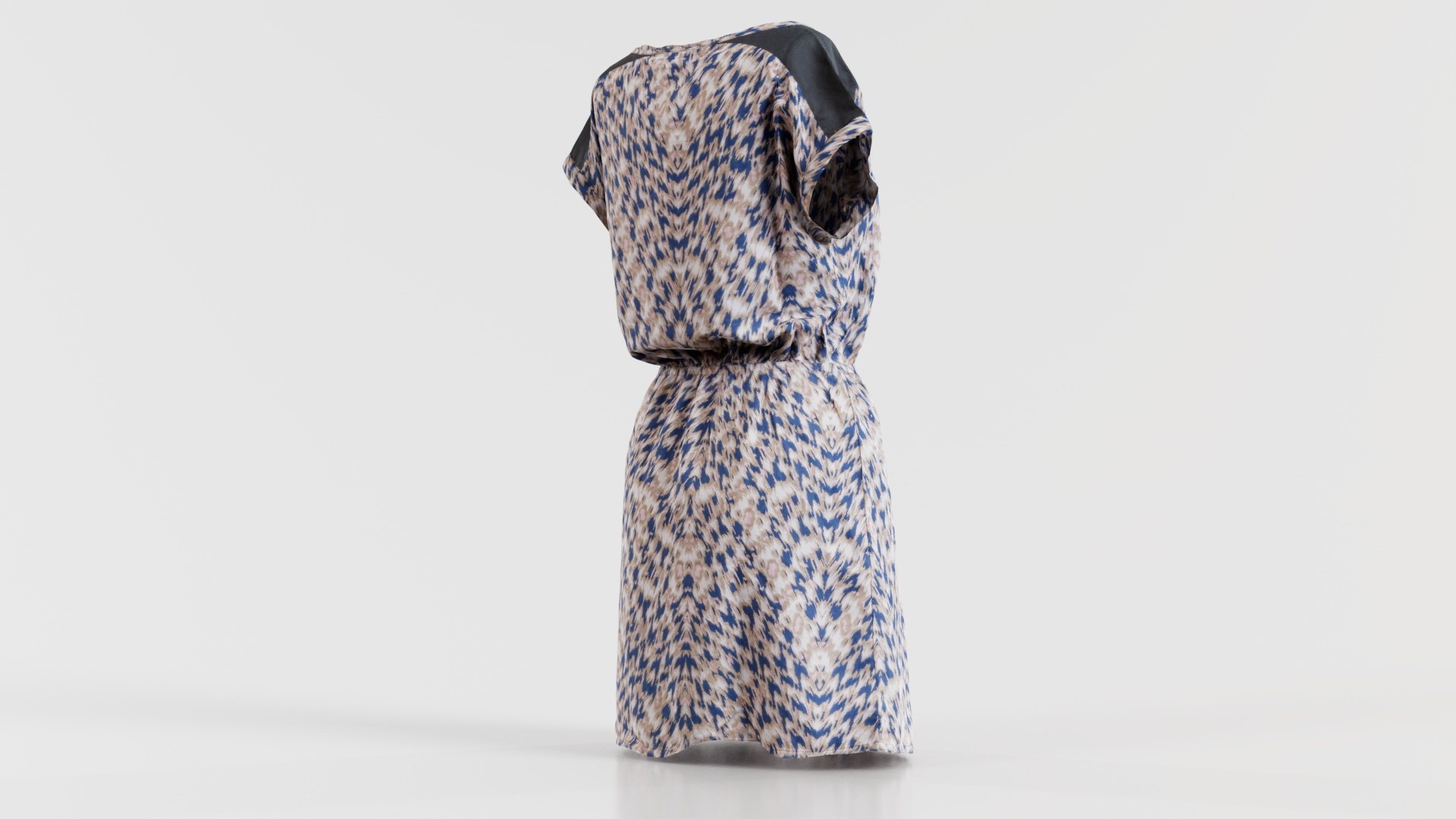 3D Jagged Pattern Dress Remastered - TurboSquid 2360887