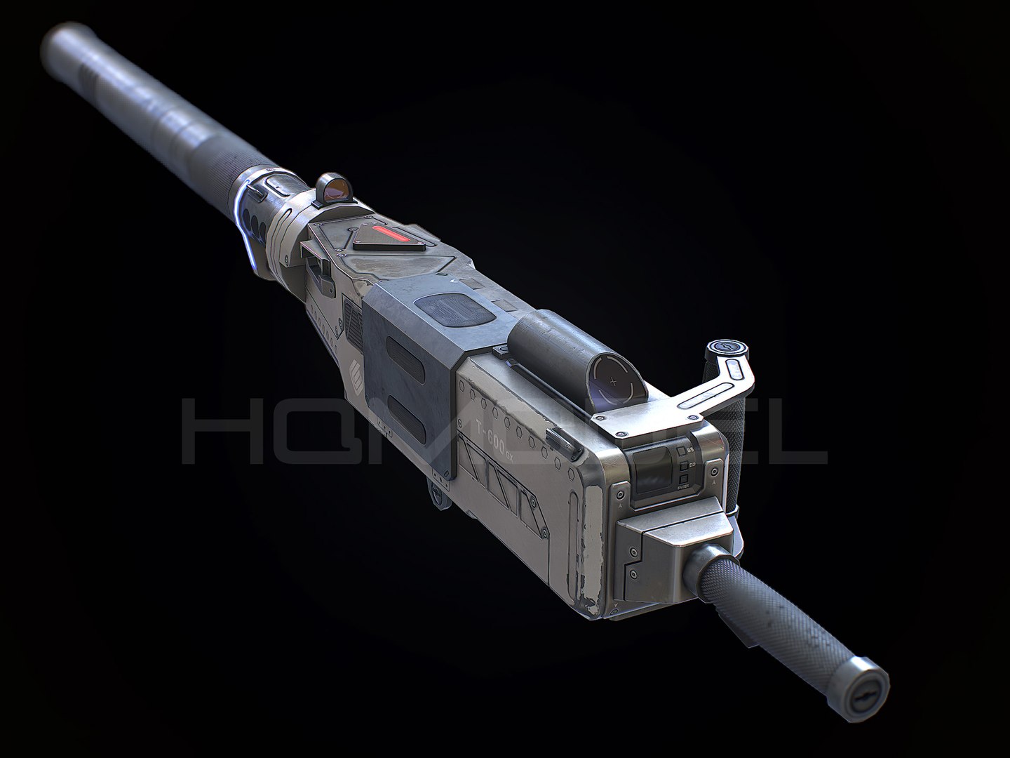 3d Heavy Plasma Cannon Gun