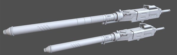 3d heavy plasma cannon gun