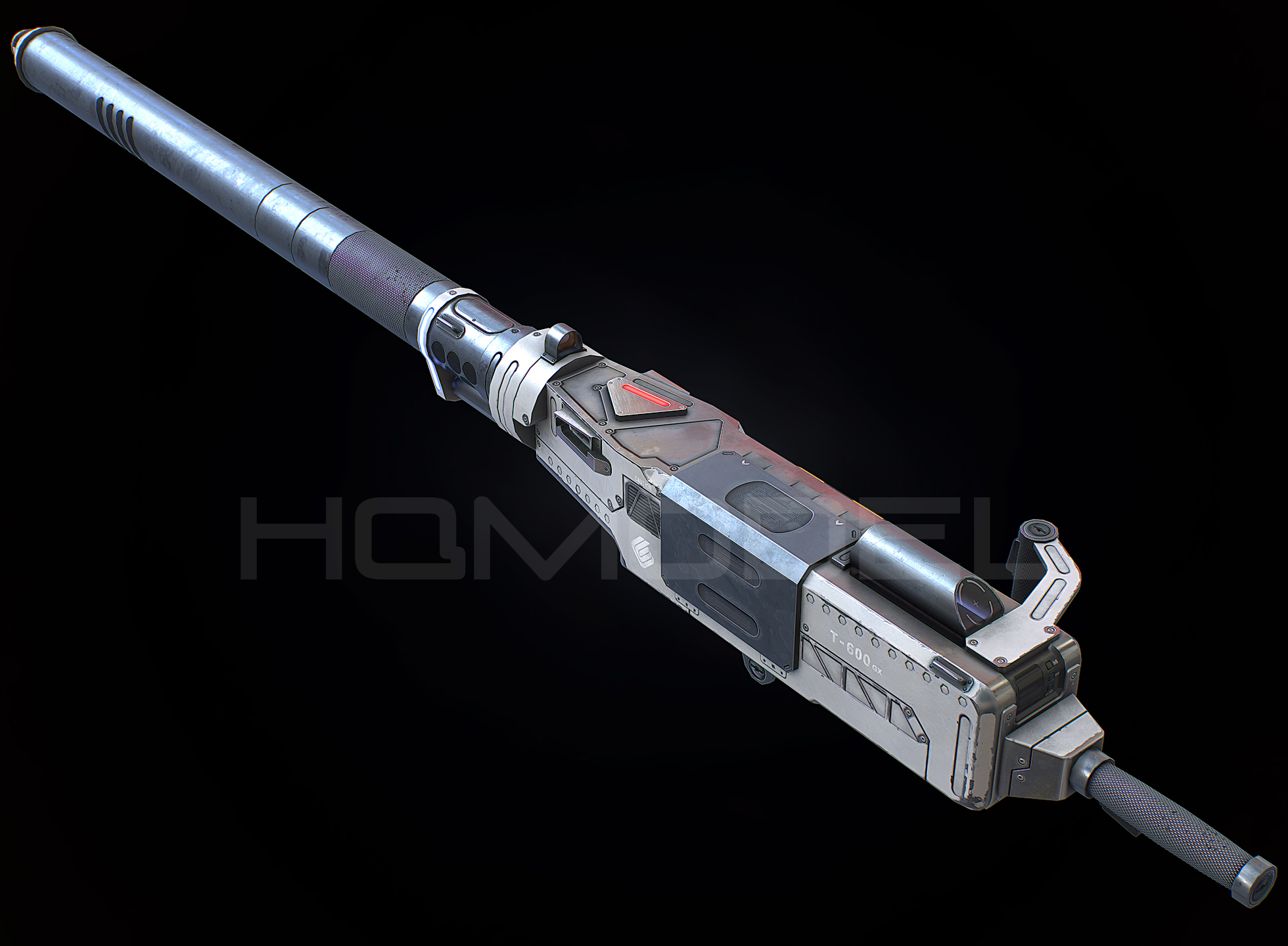 3d heavy plasma cannon gun