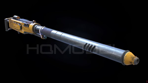 3d heavy plasma cannon gun