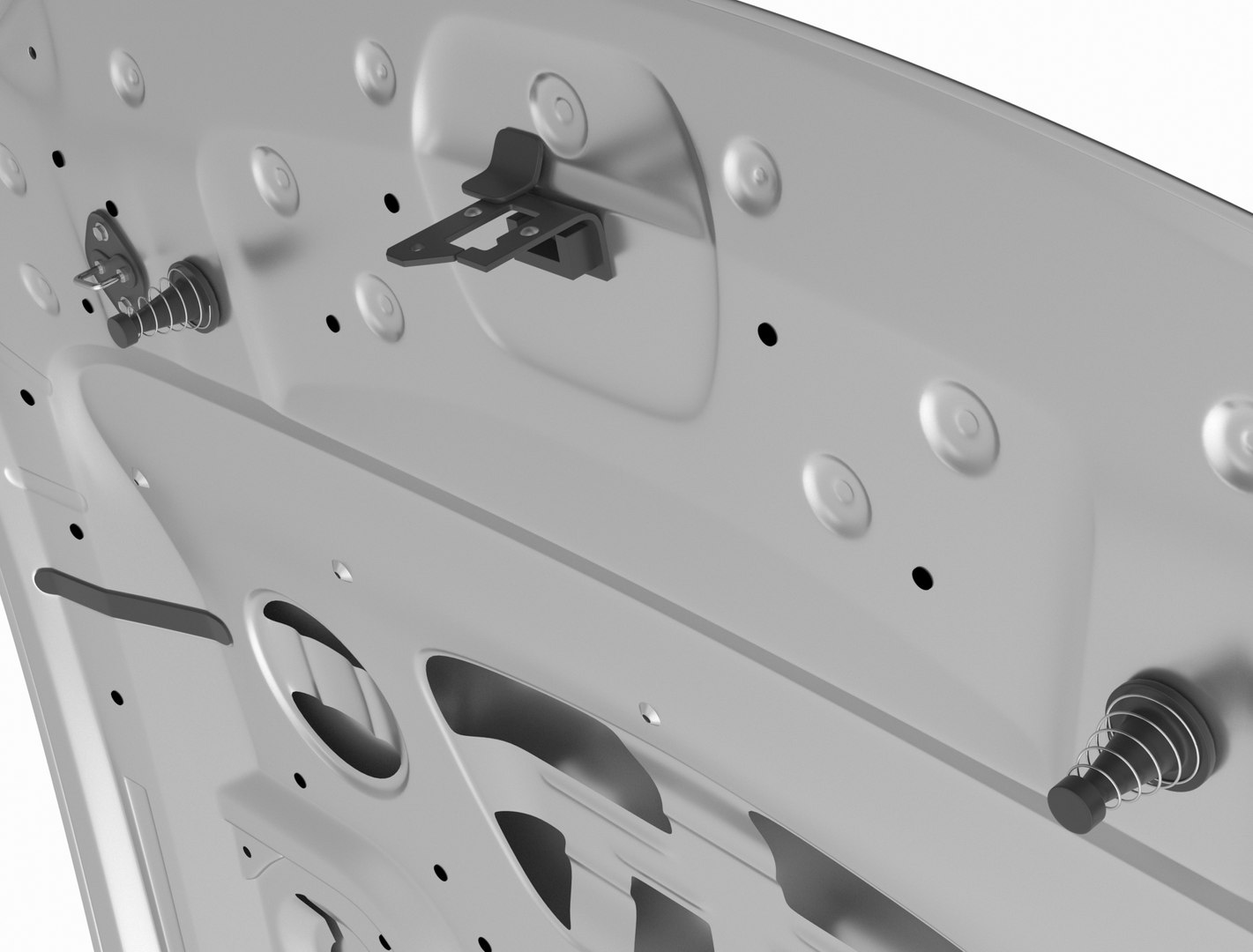 3D SUV Hood Frame - TurboSquid 1801699