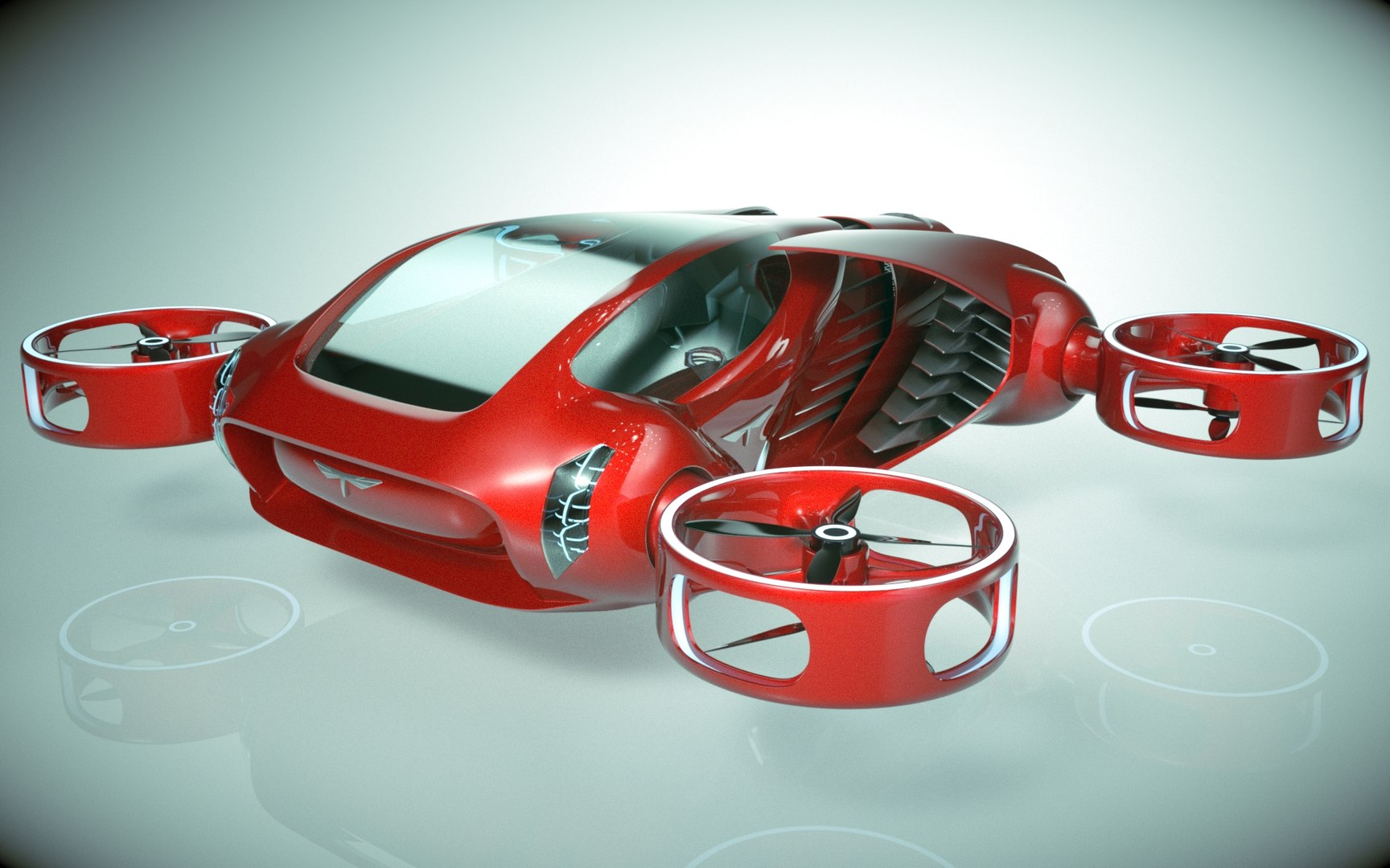 3D Model T Copter Car 51 - TurboSquid 1981683