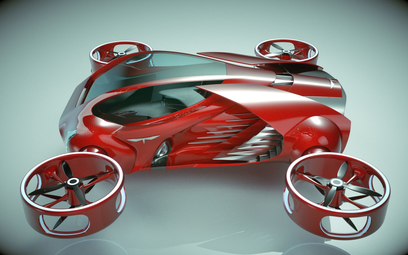 3D Model T Copter Car 51 - TurboSquid 1981683