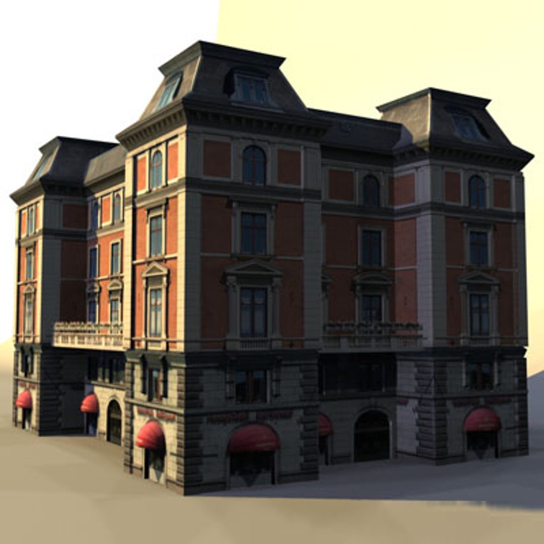 Copenhagen Building 3d Model