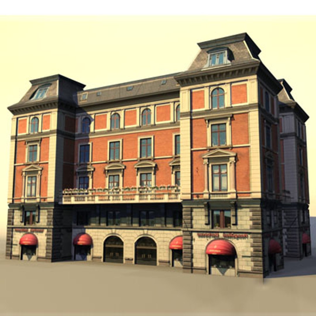 Copenhagen Building 3d Model