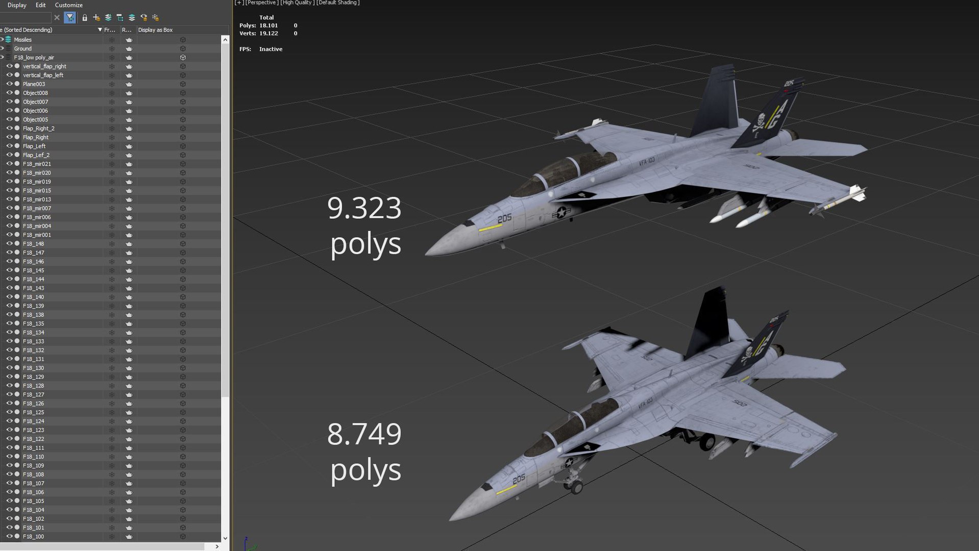 3D F-18F Super Hornet Model - TurboSquid 2053310