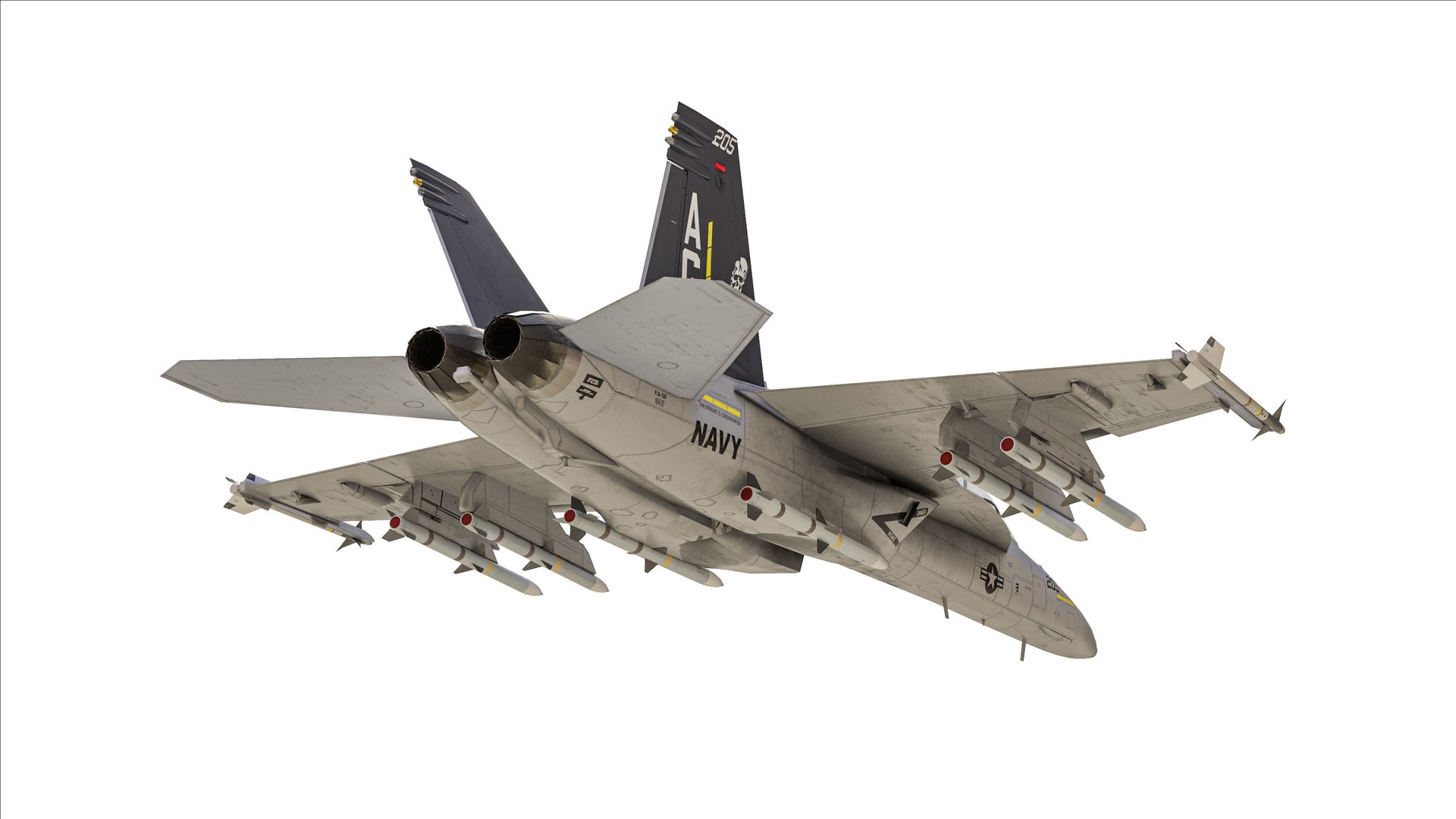 3D F-18F Super Hornet Model - TurboSquid 2053310