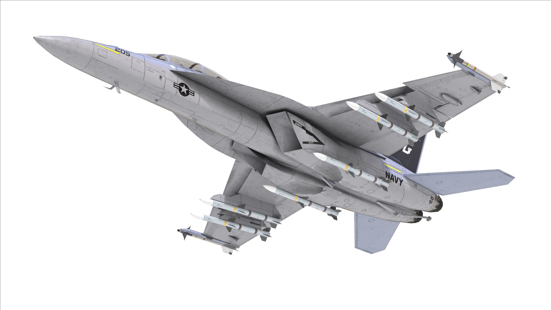 3D F-18F Super Hornet Model - TurboSquid 2053310