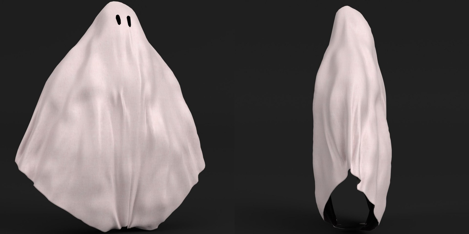Bedsheet Ghost 1 3D Model - TurboSquid 1321089