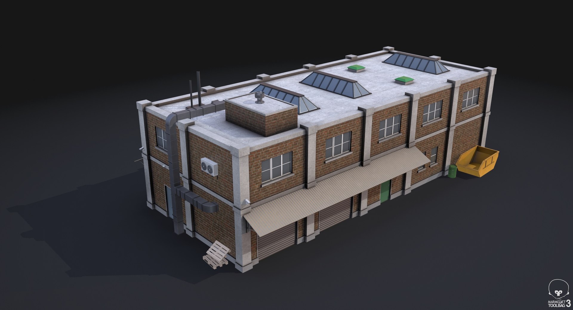3D Industrial Building 12 - TurboSquid 2145171