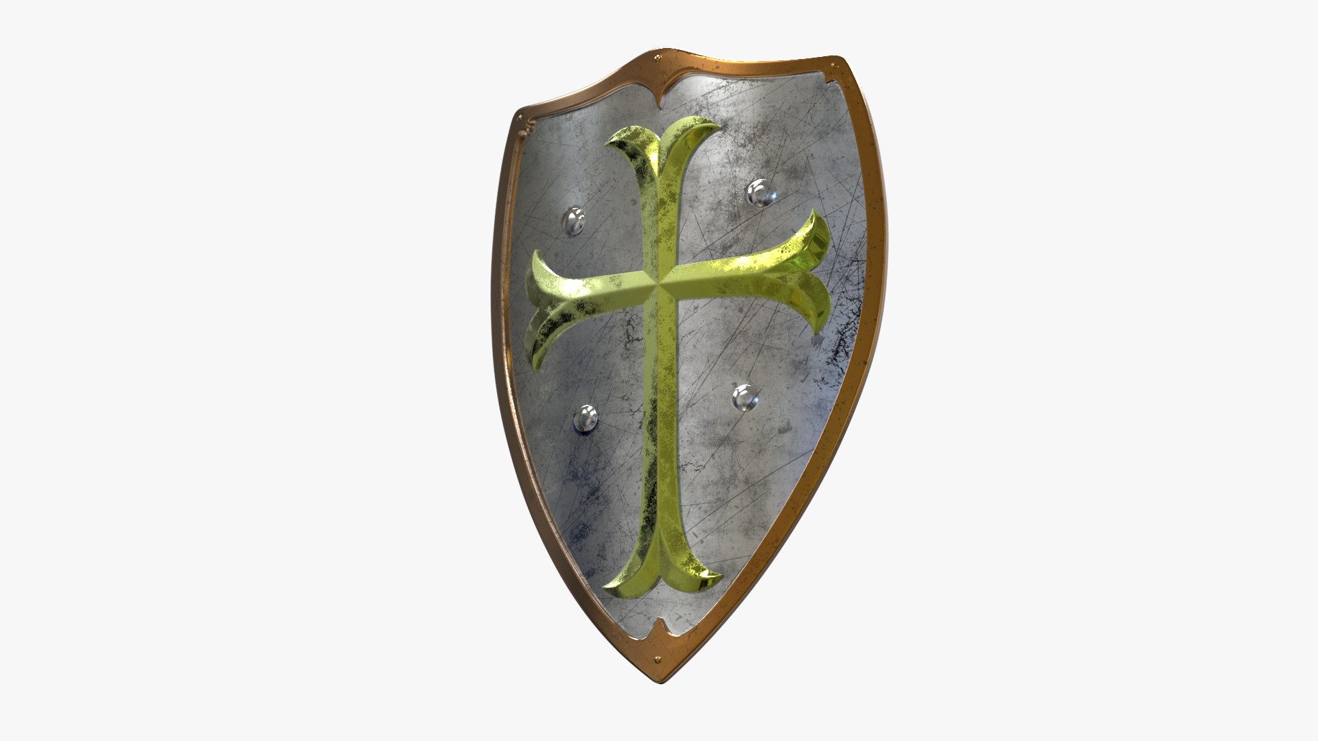 Knight Templar Shield 3D Model - TurboSquid 2111378