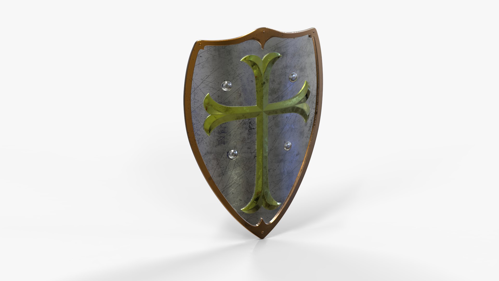 Knight Templar Shield 3D Model - TurboSquid 2111378