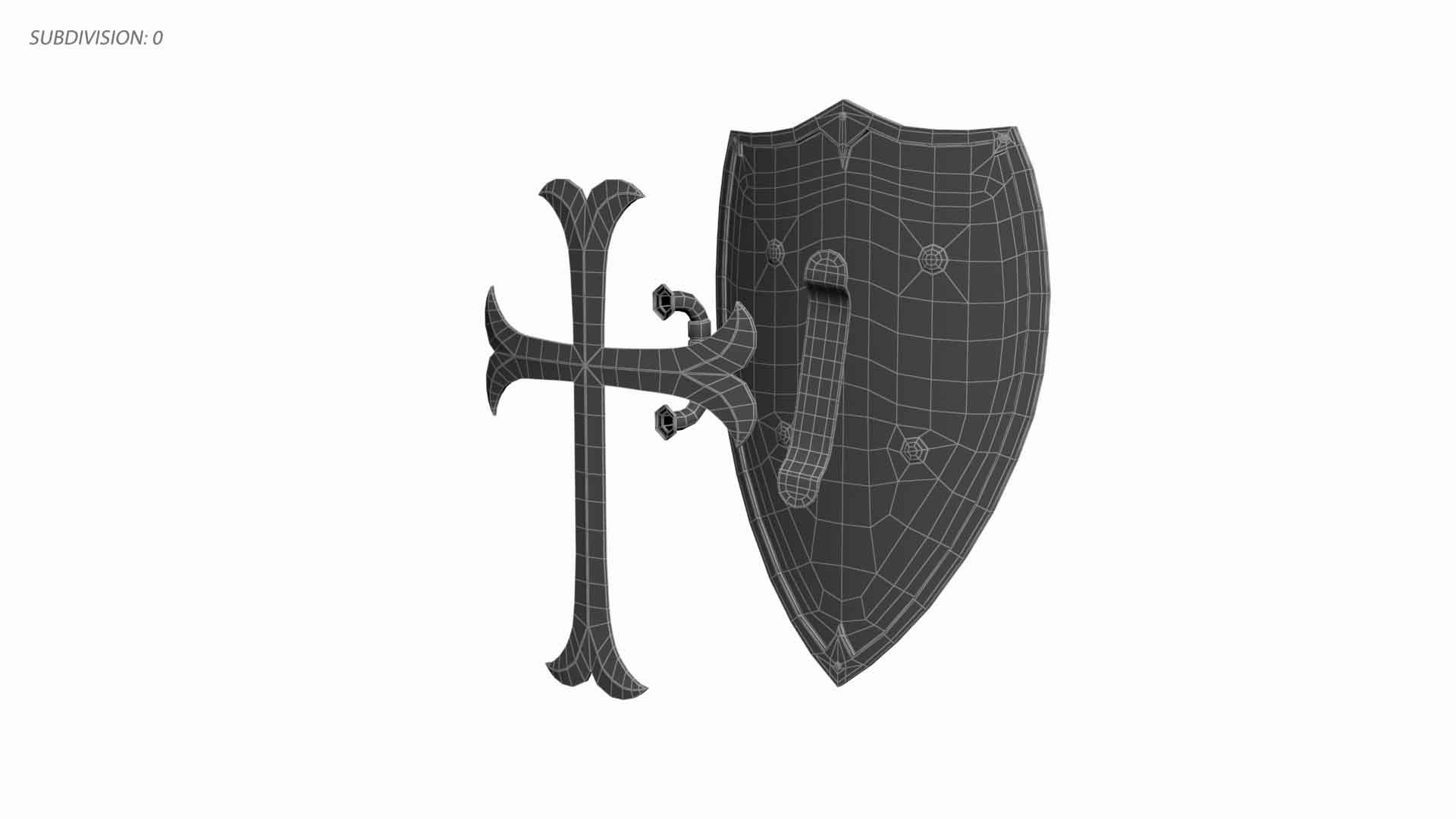 Knight Templar Shield 3D Model - TurboSquid 2111378