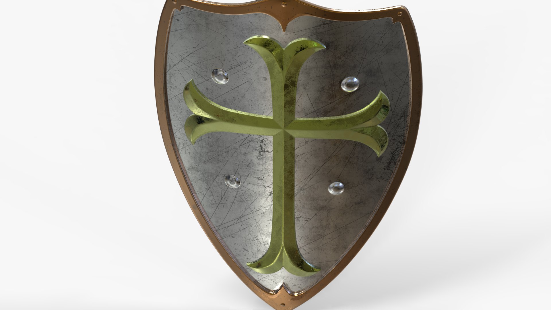 Knight Templar Shield 3D Model - TurboSquid 2111378