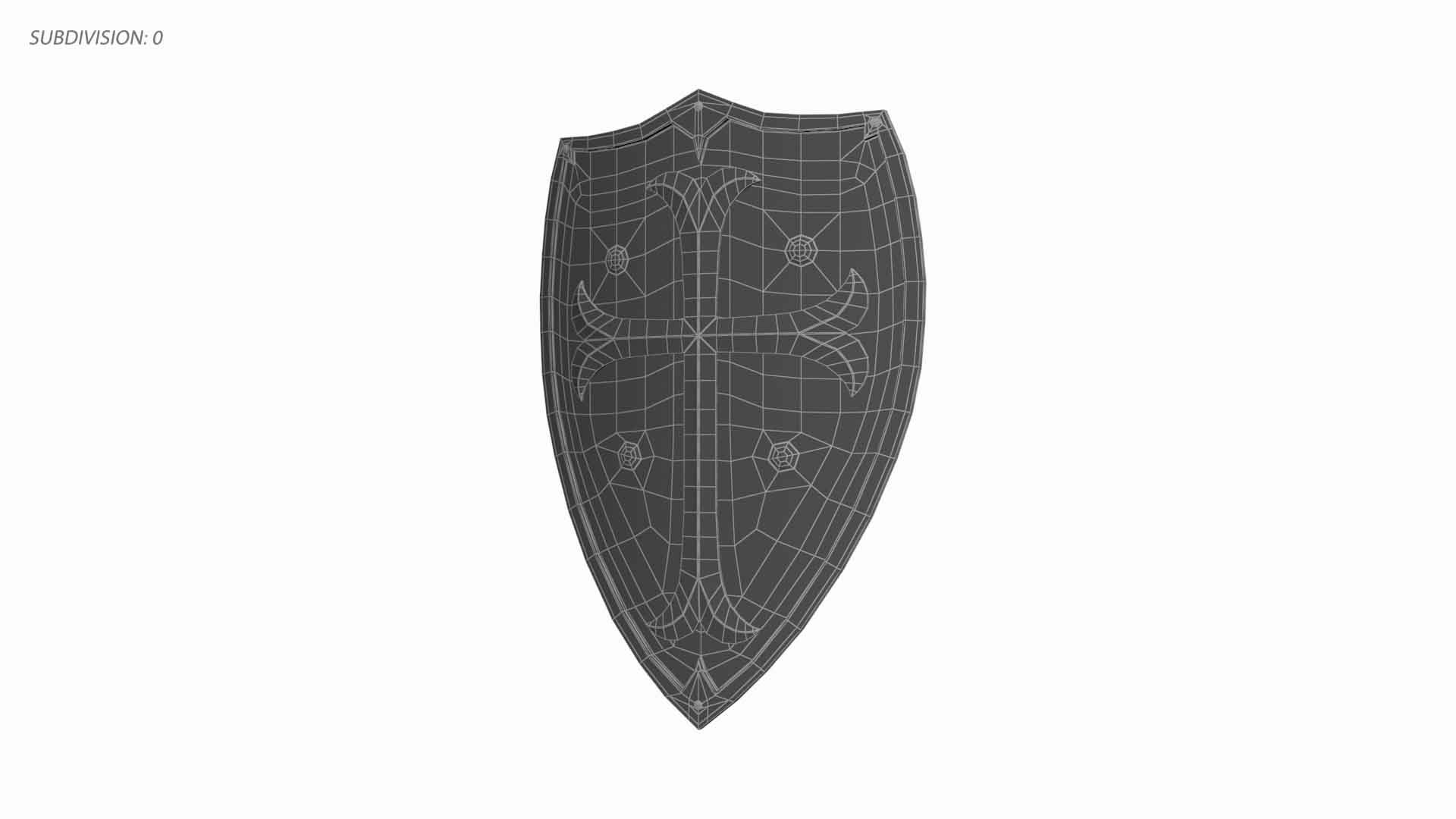 Knight Templar Shield 3D Model - TurboSquid 2111378