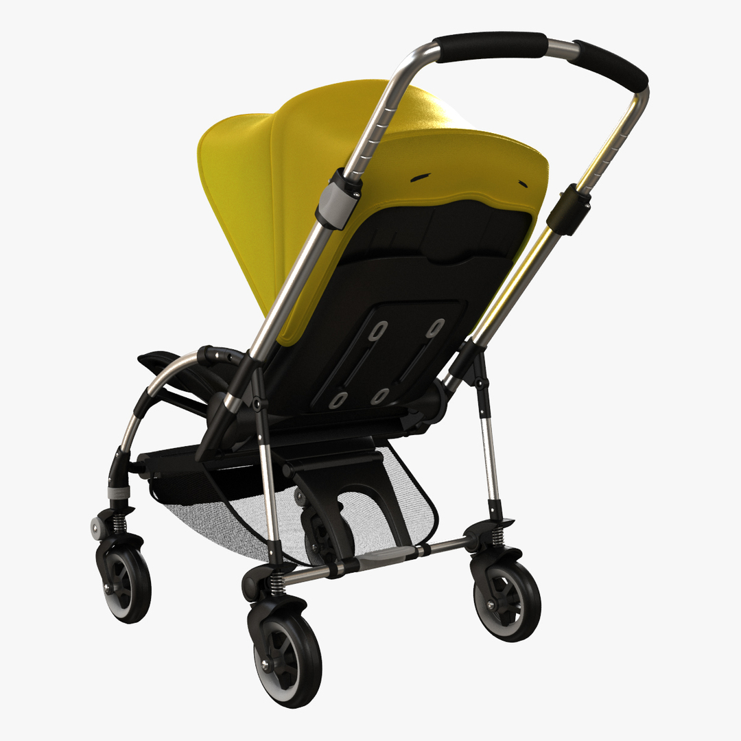 bugaboo bee pram 3d obj