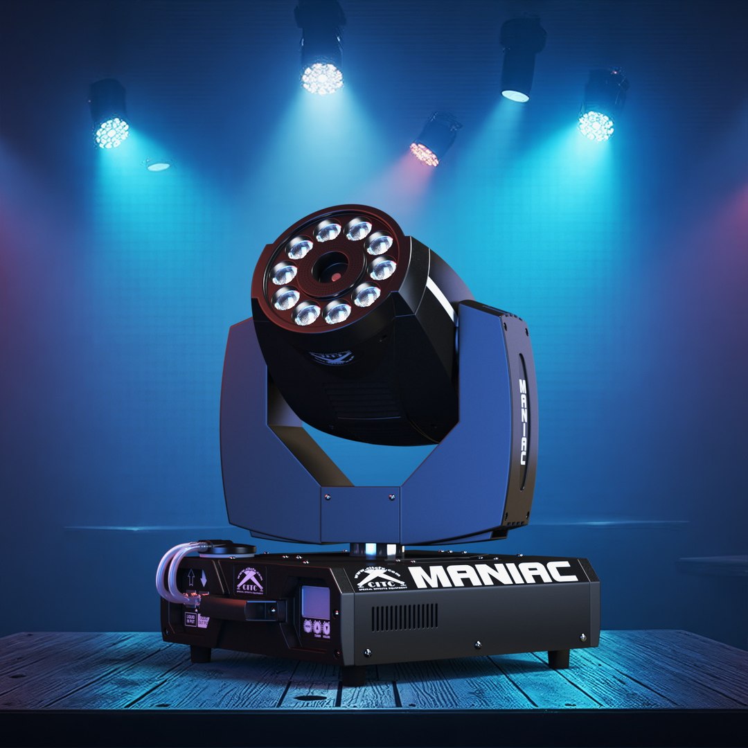 Stage Fog Machine CITC The Maniac 3D Model - TurboSquid 2314186