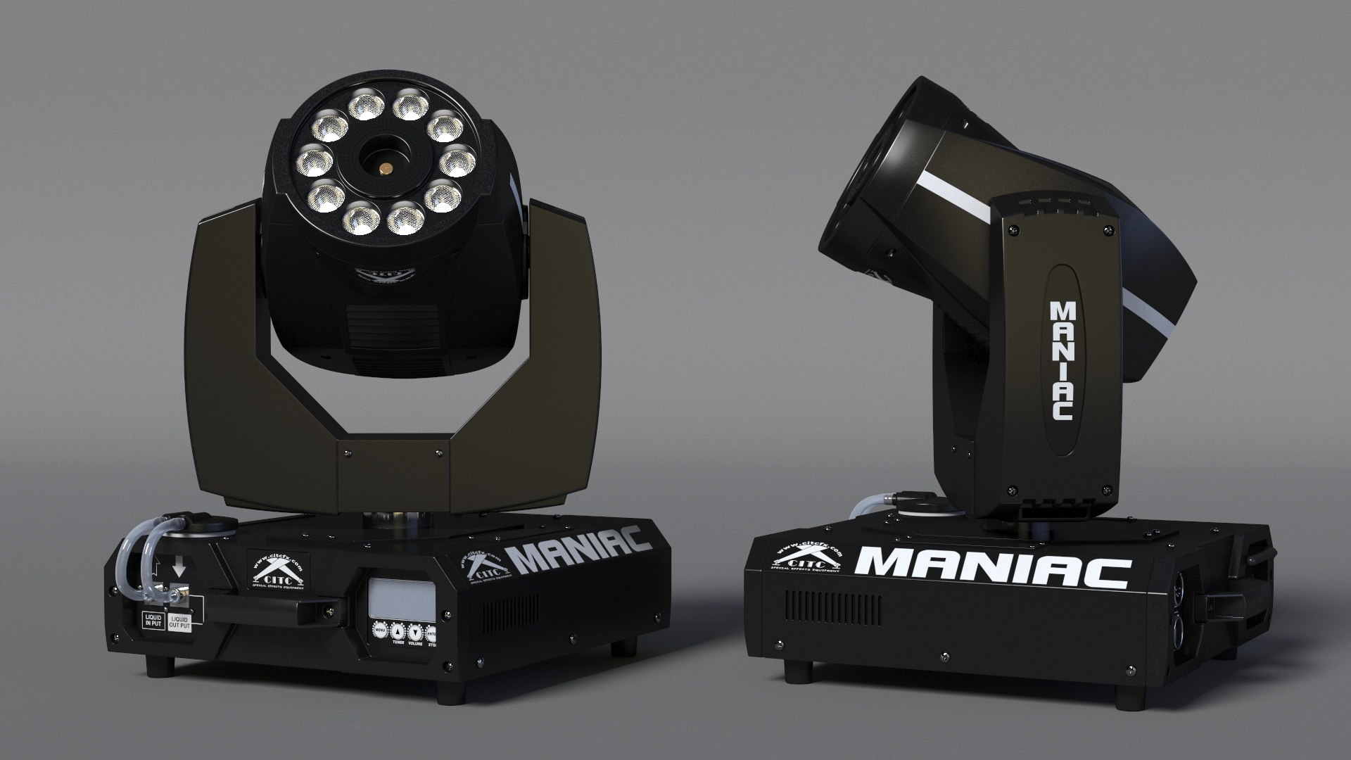 Stage Fog Machine CITC The Maniac 3D Model - TurboSquid 2314186