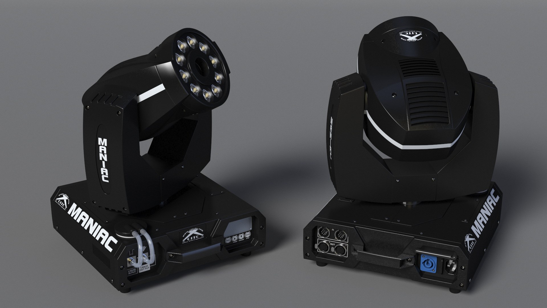 Stage Fog Machine CITC The Maniac 3D Model - TurboSquid 2314186