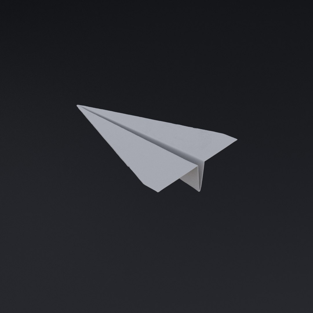 Paper Plane Model - TurboSquid 2286333