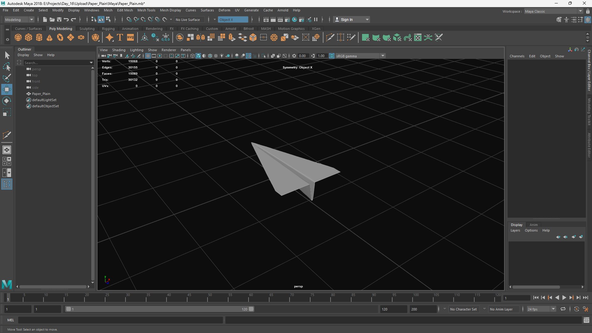 Paper Plane Model - TurboSquid 2286333
