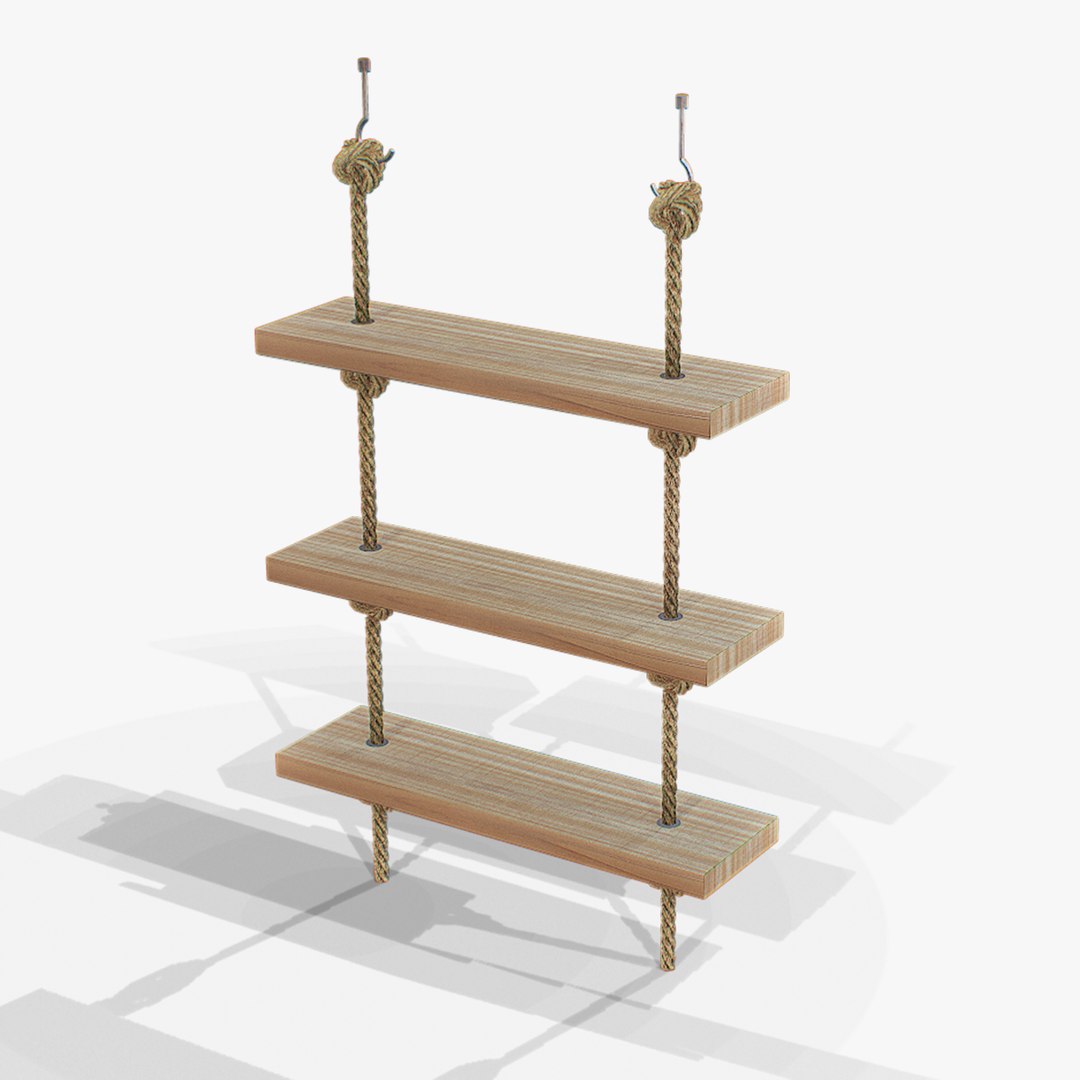 3D Hanging Shelf Model - TurboSquid 1715391