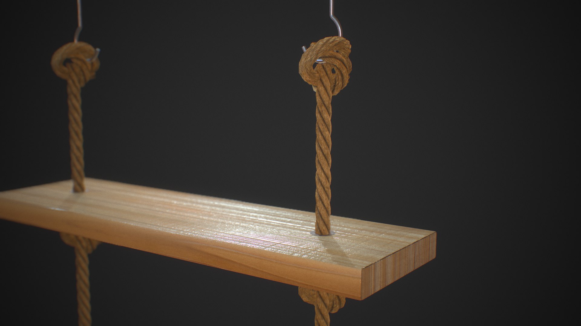 3D Hanging Shelf Model - TurboSquid 1715391