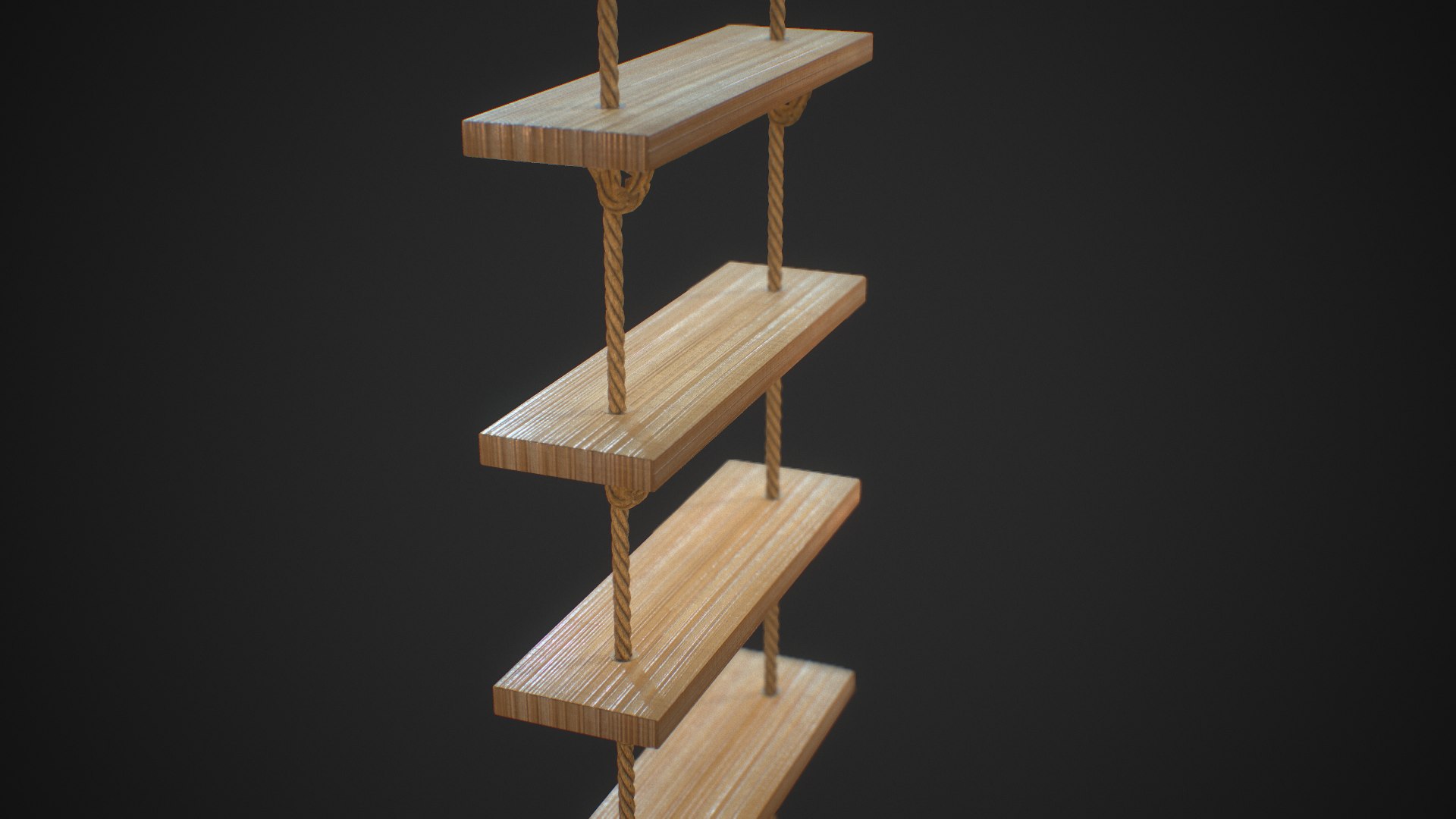3D Hanging Shelf Model - TurboSquid 1715391