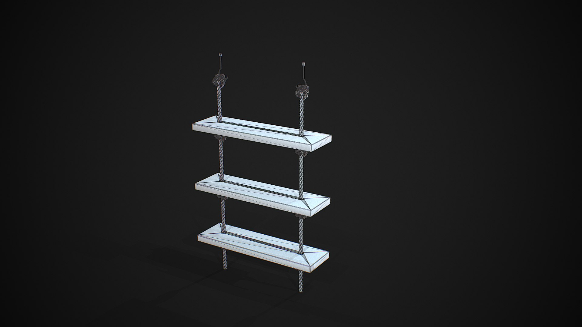 3D Hanging Shelf Model - TurboSquid 1715391
