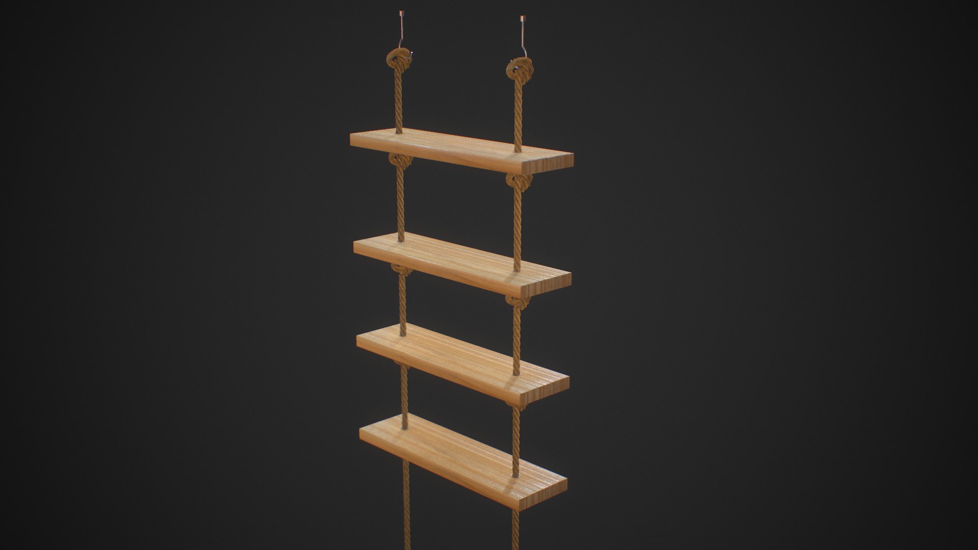 3D Hanging Shelf Model - TurboSquid 1715391
