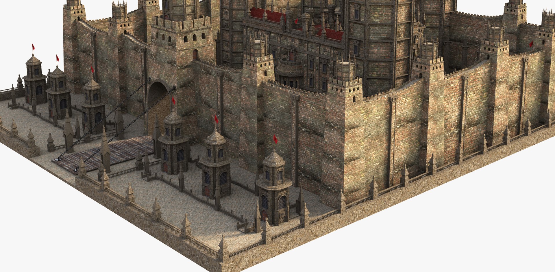 Fantasy Ancient Castle 3D - TurboSquid 2181846