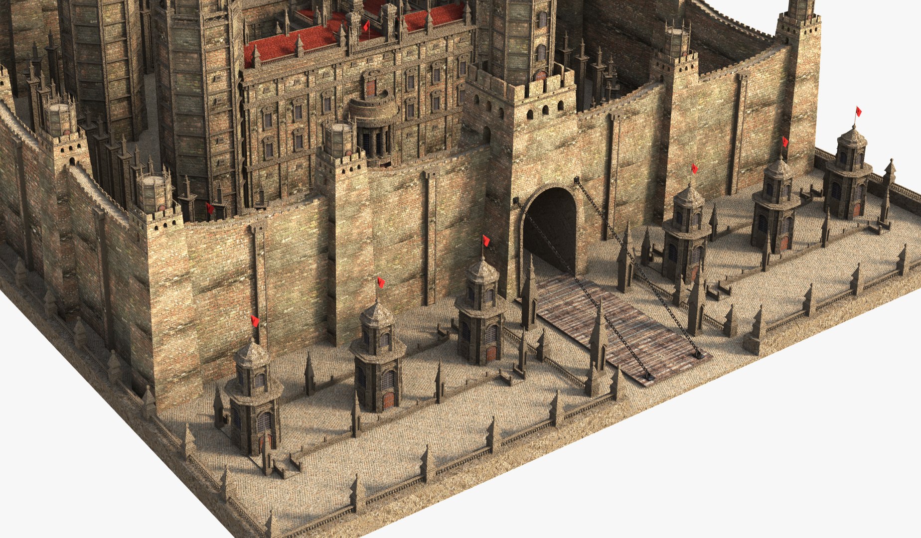 Fantasy Ancient Castle 3D - TurboSquid 2181846