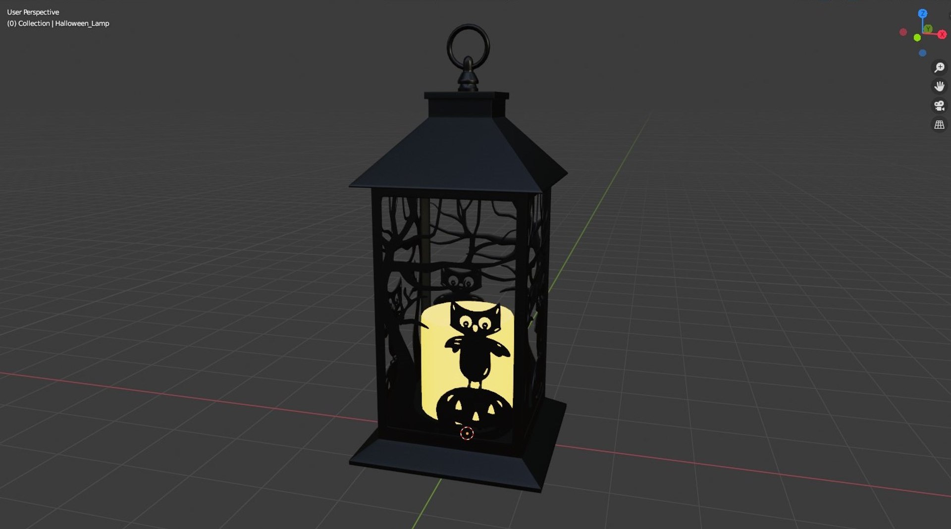 3D Halloween Lamp Model - TurboSquid 1641480