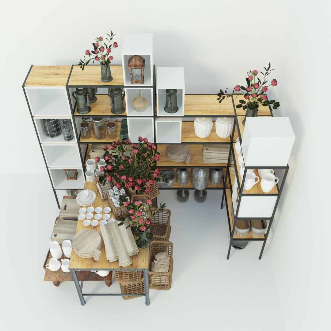 3D Model Grocery Shop - TurboSquid 1795704