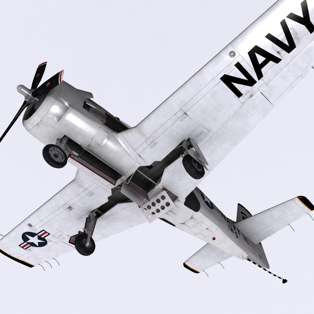 3ds Max North American T-28 Trojan